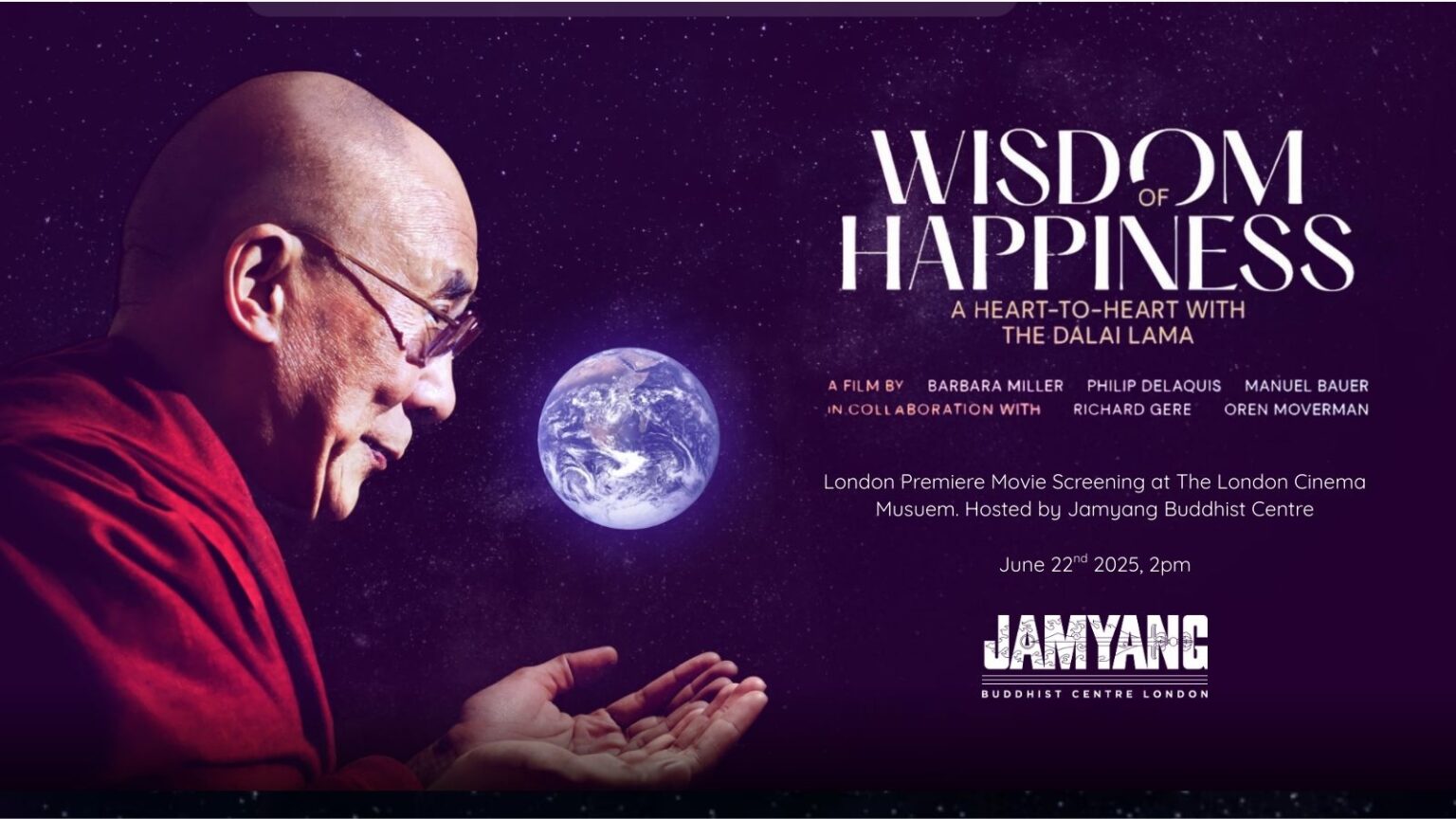 Wisdom of Happiness: Film Festival for His Holiness the Dalai Lama's ...